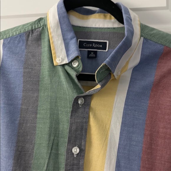 Club Room | Shirts | Club Room Green And Blue Colorblock Casual Shirt ...